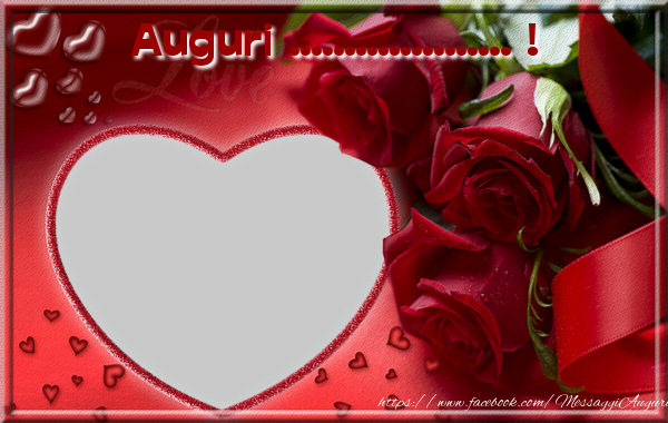 Cartoline personalizzate di auguri con il cuore ...
